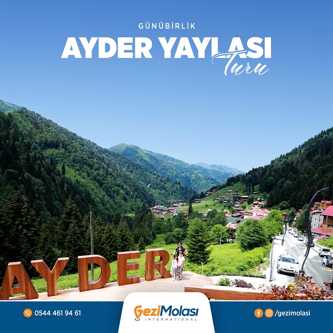 AYDER YAYLASI PAKET TURU - Gezi Molası Turizm Seyahat Acentesi